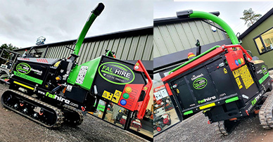 GREENMECH 165DT track Wood chipper